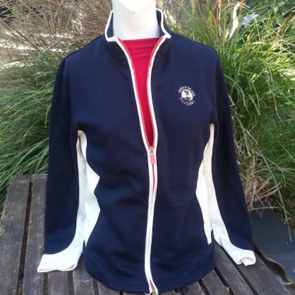 Bobby Jones | Jackets & Coats | Pebble Beach Bobby Jones Blue White ...